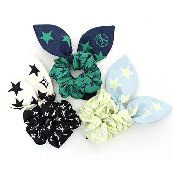 Louis Vuitton | Accessories | Louis Vuitton Monogram Star Scrunchie ...